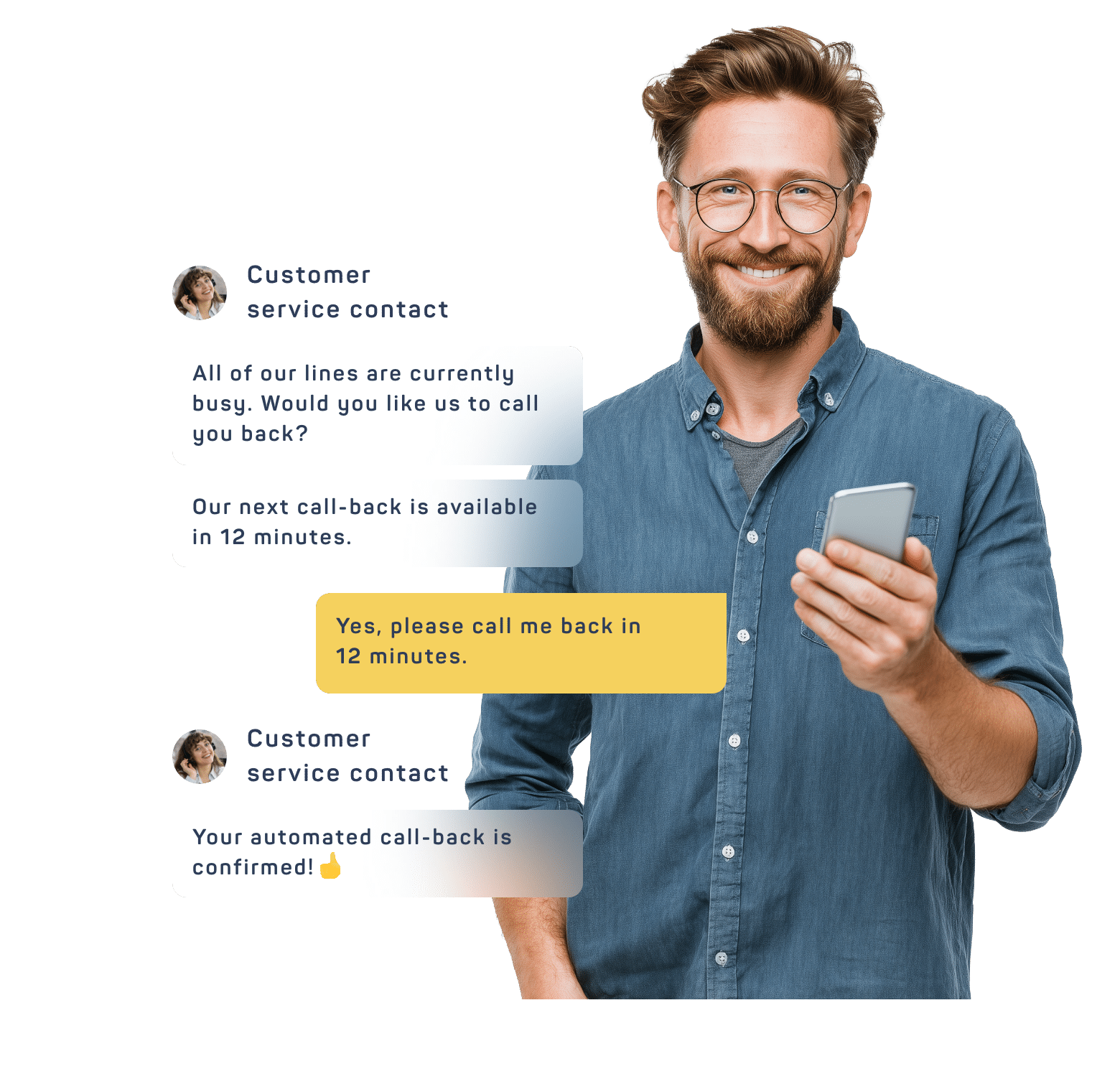 AI-based callback service & appointment management I virtualQ